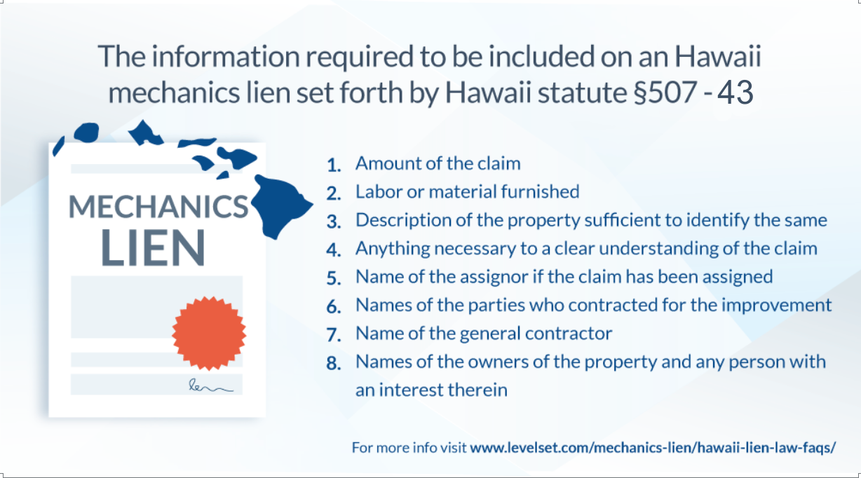 How to File a Mechanics Lien in Hawaii - Step by Step Walkthrough