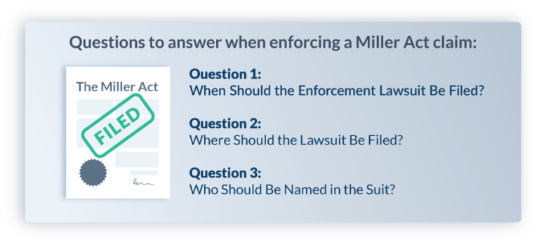 The Miller Act Claims: What You Need to Know to Make a Claim