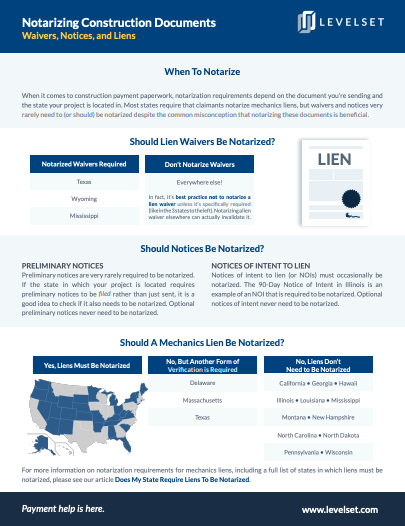 Notarizing Construction Documents | Levelset