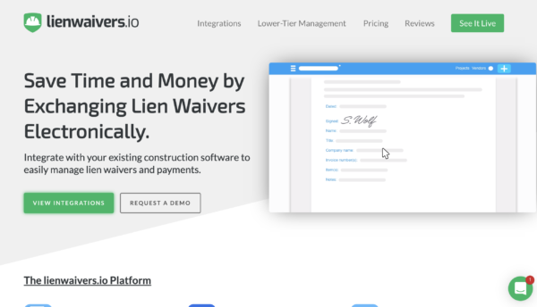 The 5 Best Lien Waiver Software Apps & Tools: Reviews & Ratings