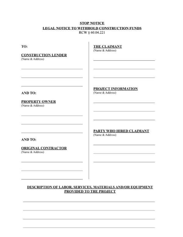 Stop Notices Guide & FAQ | Levelset