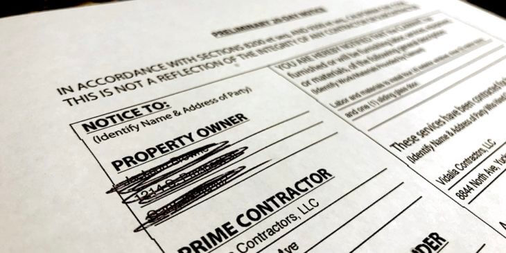 How to Fix Incorrect Information on a Construction Notice or Lien