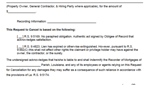 Construction Lien Release Process: the Timeline is Tricky